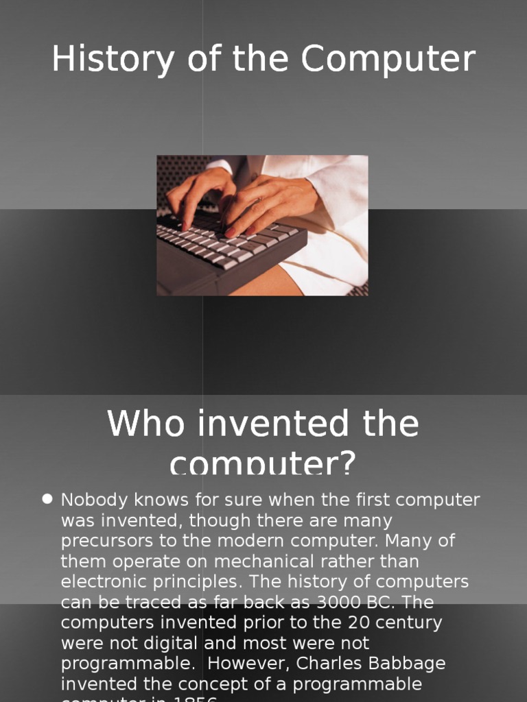 Evolution of Computer Technology | PDF