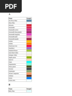 Thread Color Chart PDF | PDF