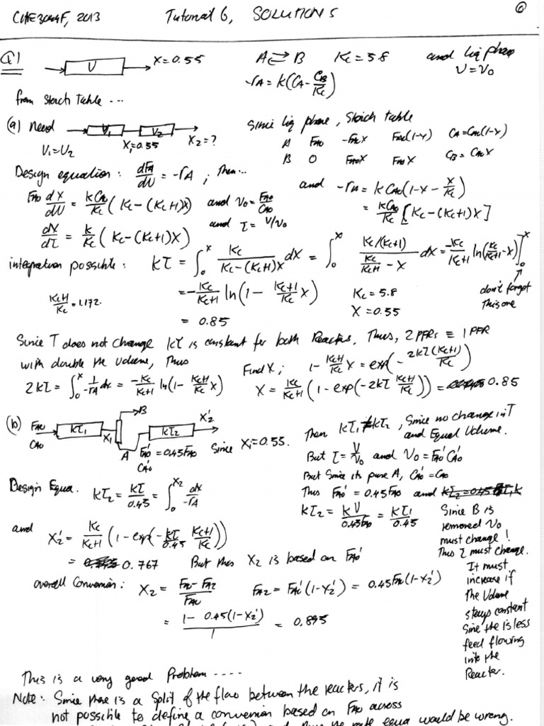 Reactor Design | PDF