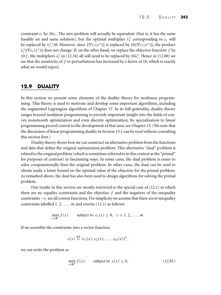 Dualidad | PDF | Systems Analysis | Mathematical Optimization