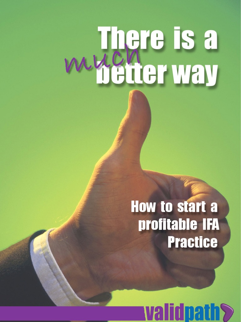 How To Start A Profitable IFA Practice | PDF | Financial Services ...
