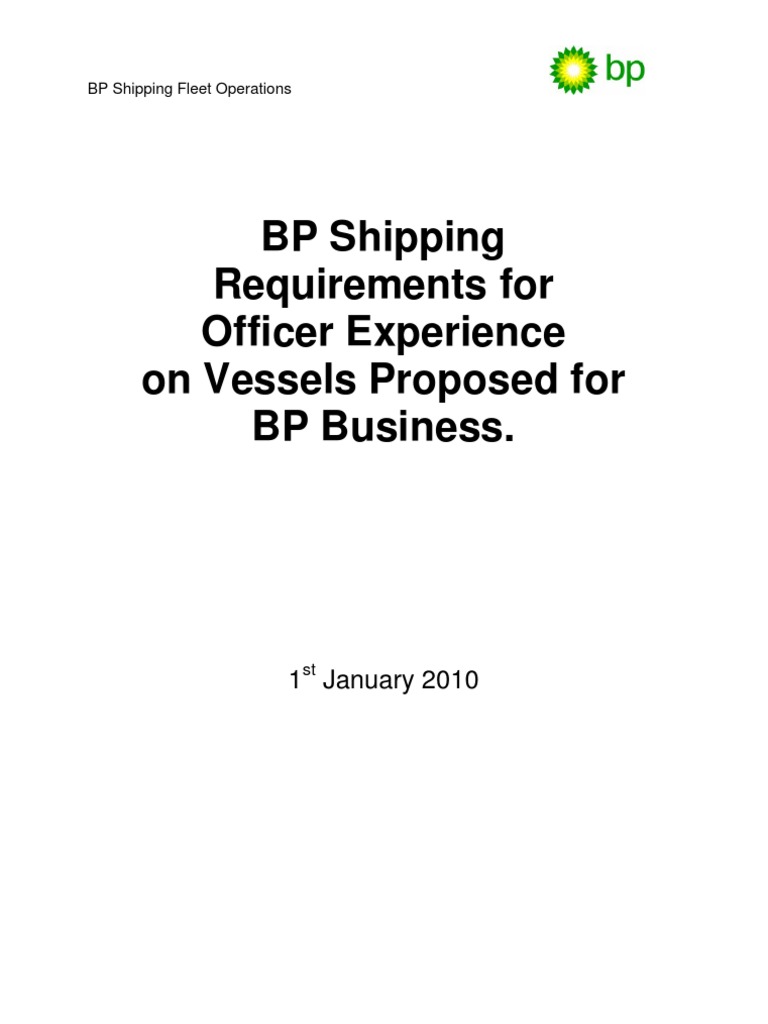 BP Vetting & Clearance Officer Experience Matrix | PDF