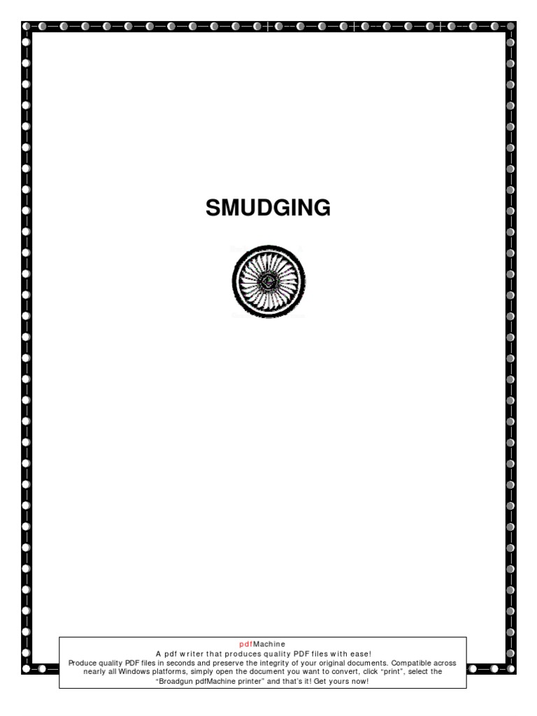 Smudging PDF | PDF
