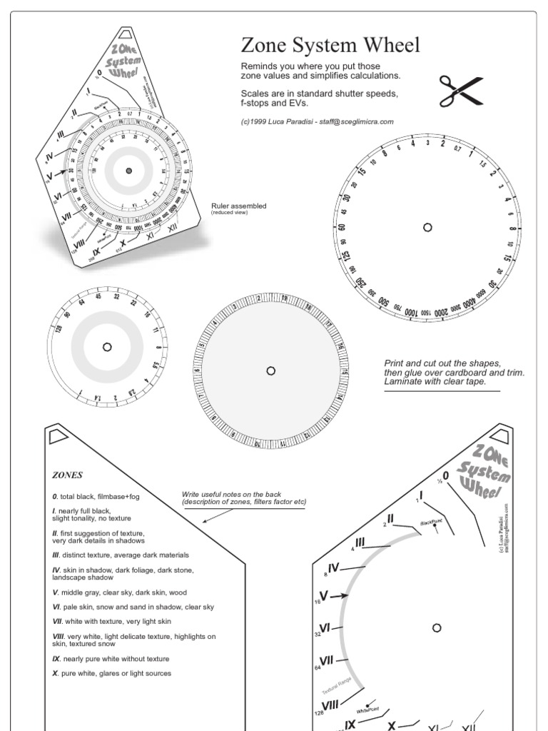 Zone System Wheel | PDF