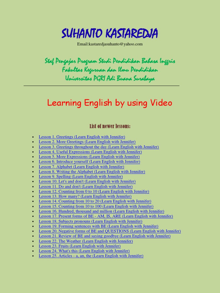English Learning | PDF