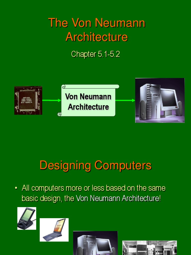 Von Neumann Architecture Diagram The Von Neumann Architecture | PDF