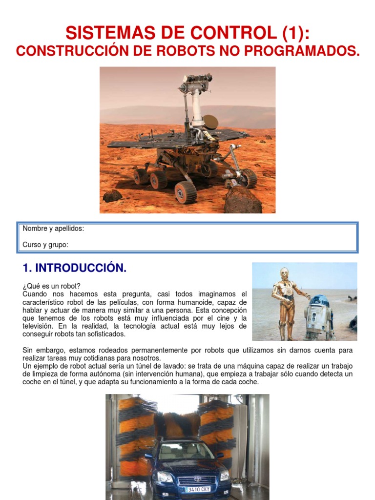 Robotic A | PDF | Sistema de control | Robot