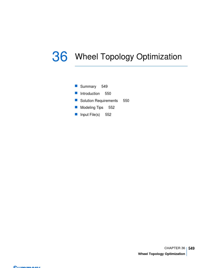 Wheel Topology Optimization | PDF | Symmetry | Mathematical Optimization
