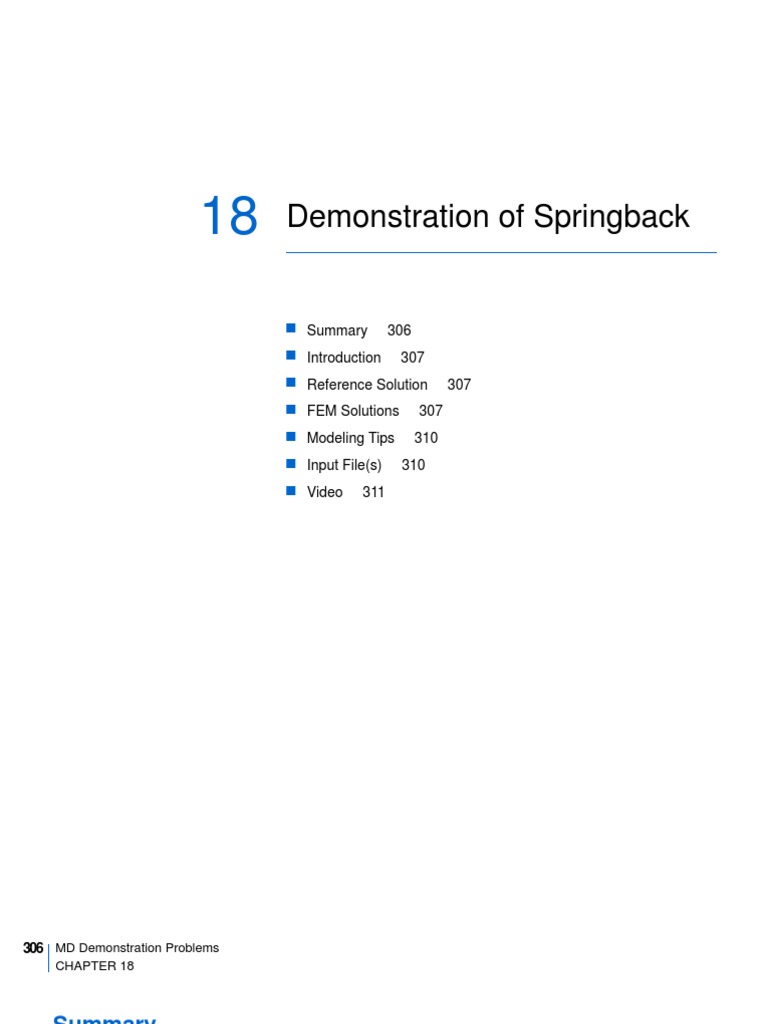 Demonstration of Springback | PDF | Deformation (Mechanics) | Stress ...