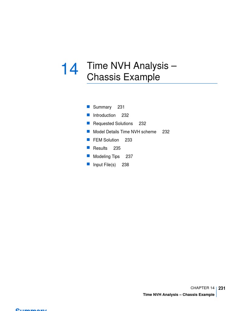 Time NVH Analysis for Chassis Model | PDF | Normal Mode | Eigenvalues ...