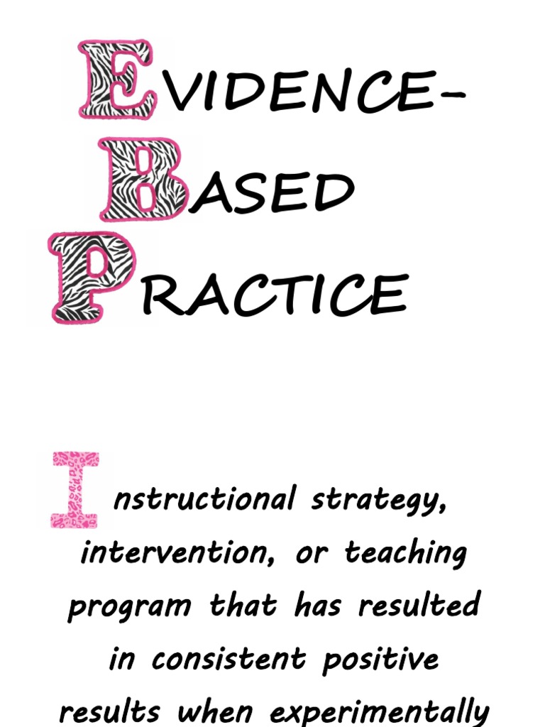 Visual Aids - Evidence Based Practice | PDF | Inquiry | Scientific Method