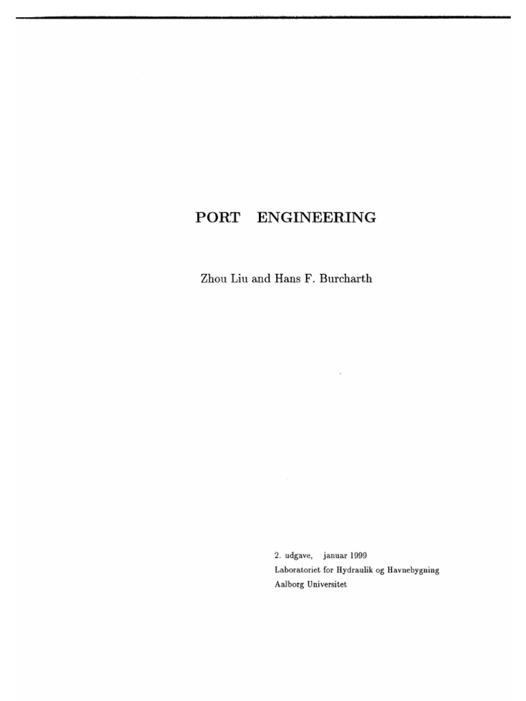 Port Engineering | PDF