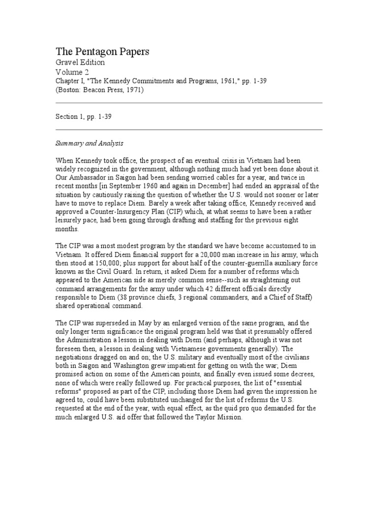 The Pentagon Papers, Volume 2 (Gravel Edition) | Vietnam War | Ngo Dinh ...