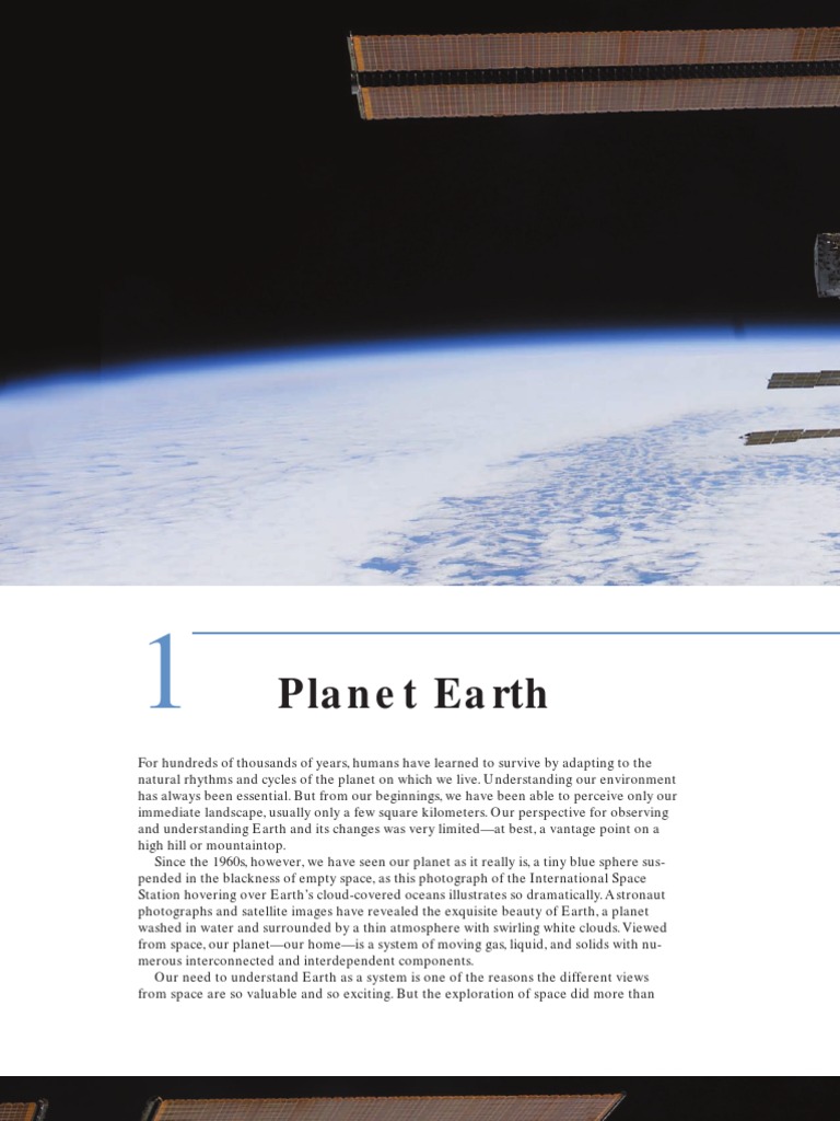 Earth's Dynamic Systems Chapter 1 | PDF | Mantle (Geology) | Crust ...