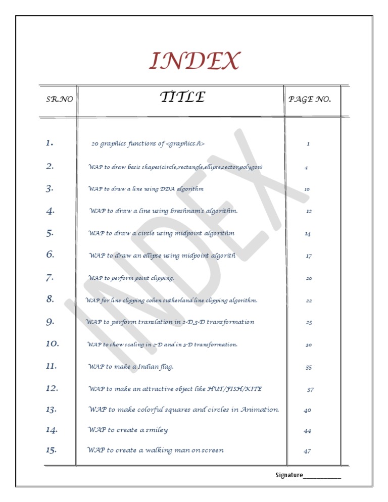 CG Index | PDF