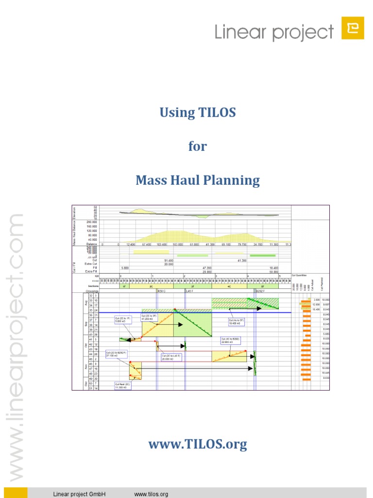Mass Haul Planning with TILOS Software | PDF | Computing | Areas Of ...