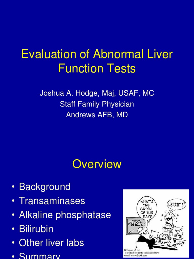 Abnormal Liver Function Tests | Alanine Transaminase | Hepatitis