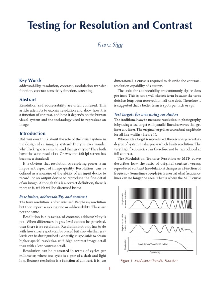 TT6 FranzSigg | PDF | Optical Resolution | Image Resolution