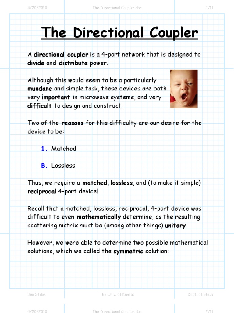 The Directional Coupler | PDF