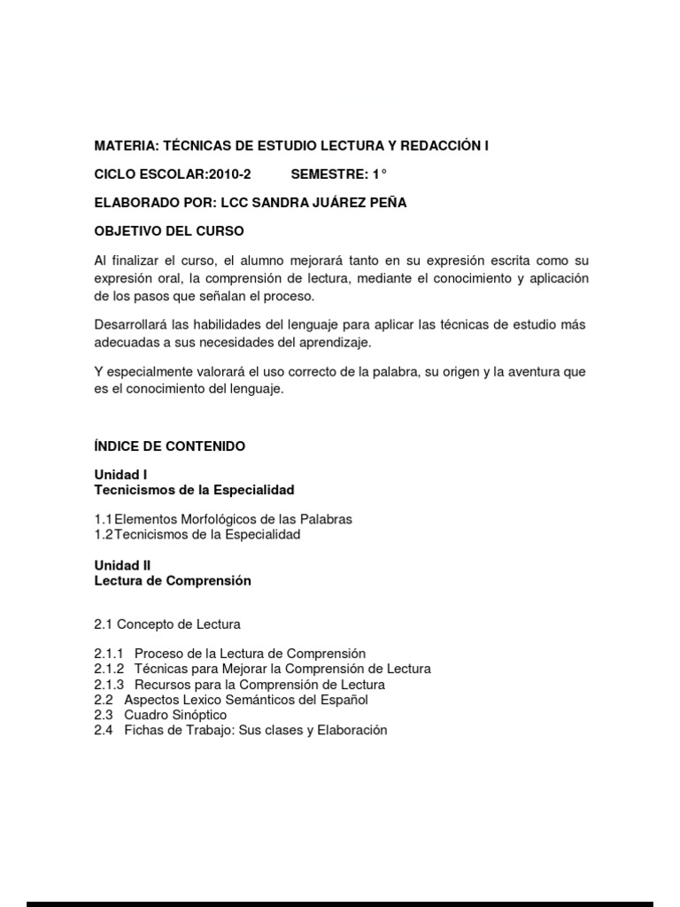 TALLER DE LECTURA Y REDACCI+ôN 1 | PDF | Lectura (proceso) | sánscrito