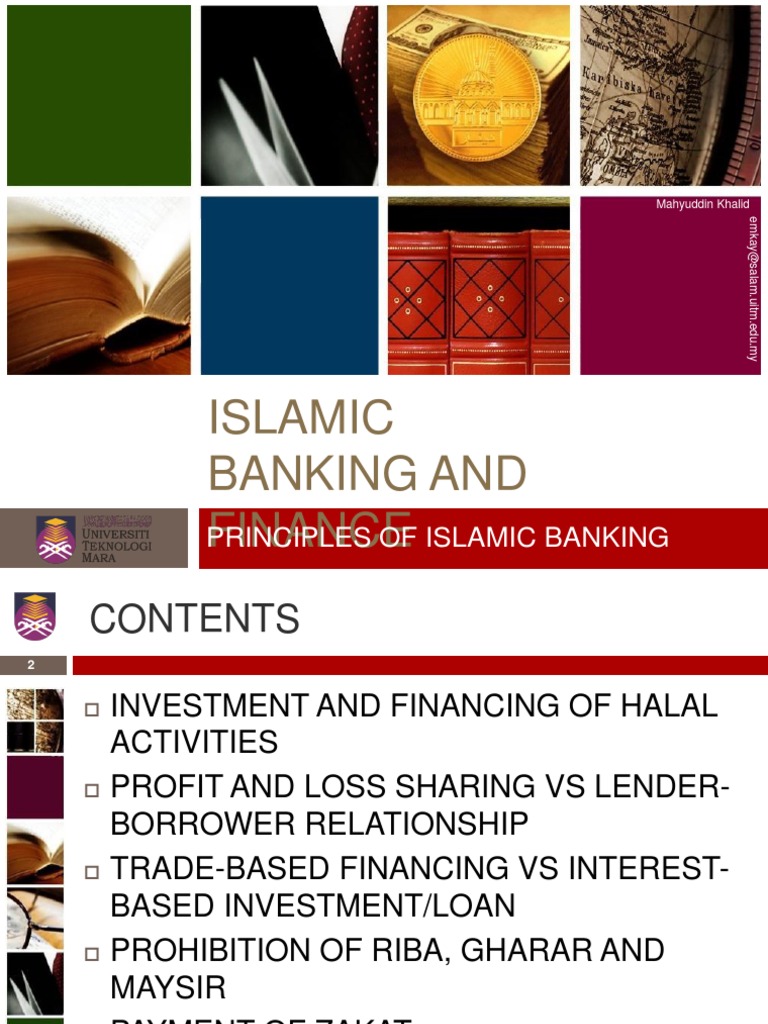 Principles of Islamic Banking | PDF | Islamic Banking And Finance | Loans