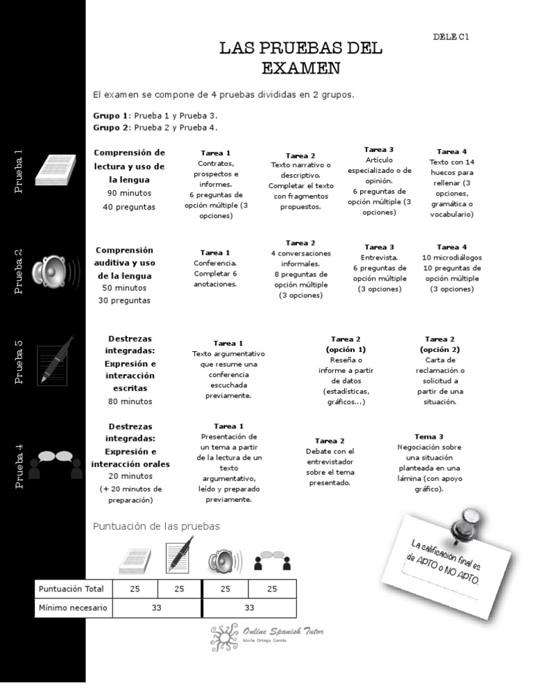 Pruebas DELE C1 | PDF