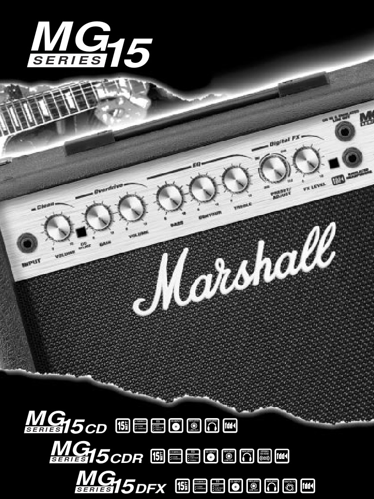 Marshall MG15 Series Amplifier Overview | PDF | Equalization (Audio ...
