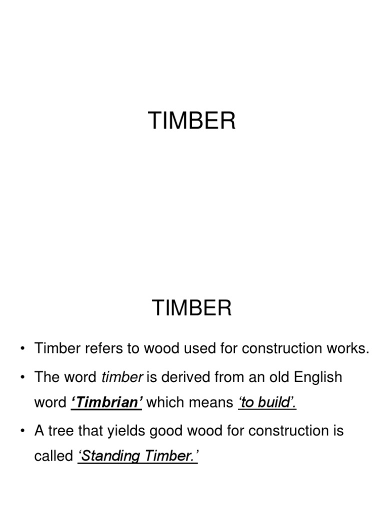 Timber | PDF | Plywood | Wood