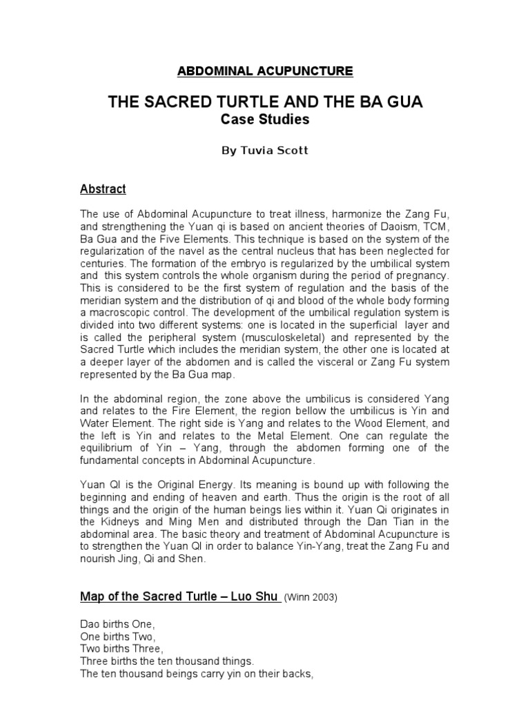 Fu Zhen and Turtle | PDF | Traditional Chinese Medicine | Acupuncture