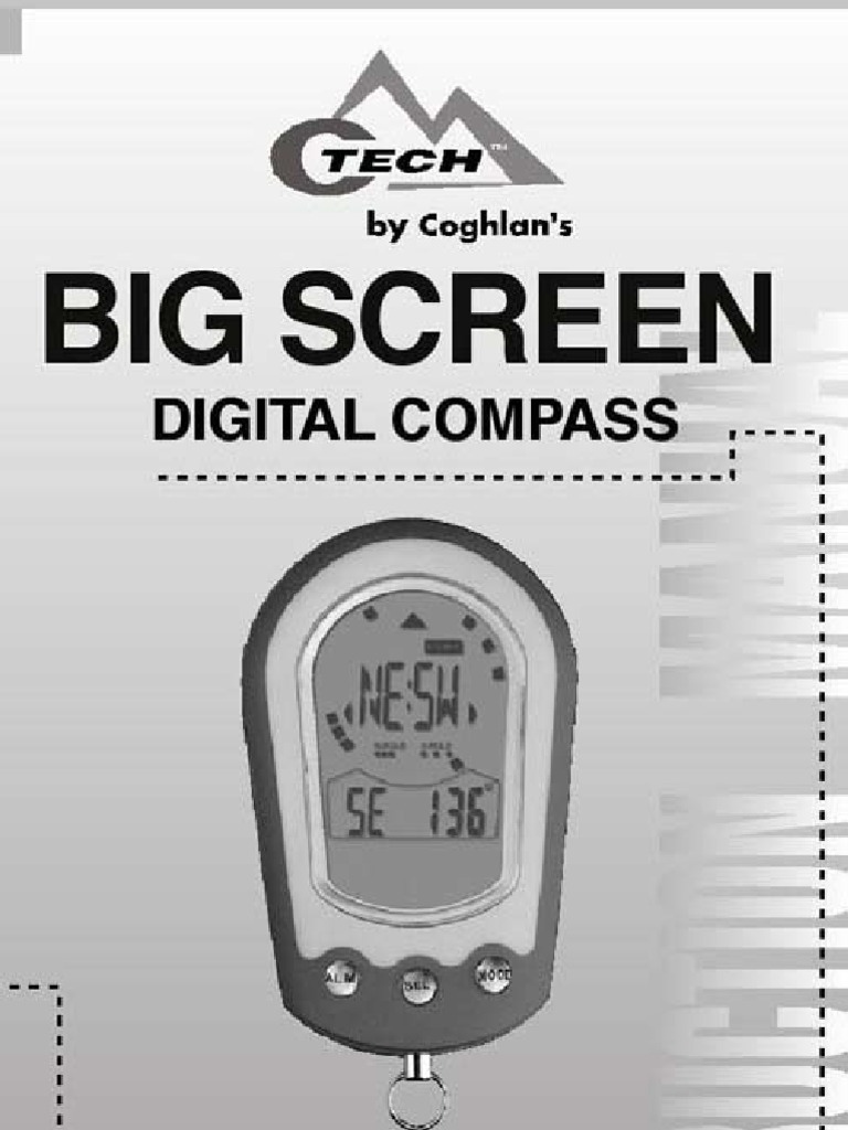 Ctech Digital Compass 0491 Instruction Manual | PDF
