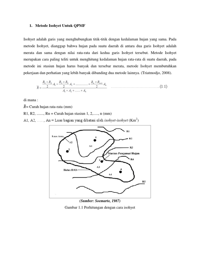 Metode Isohyet Leuwikeris | PDF
