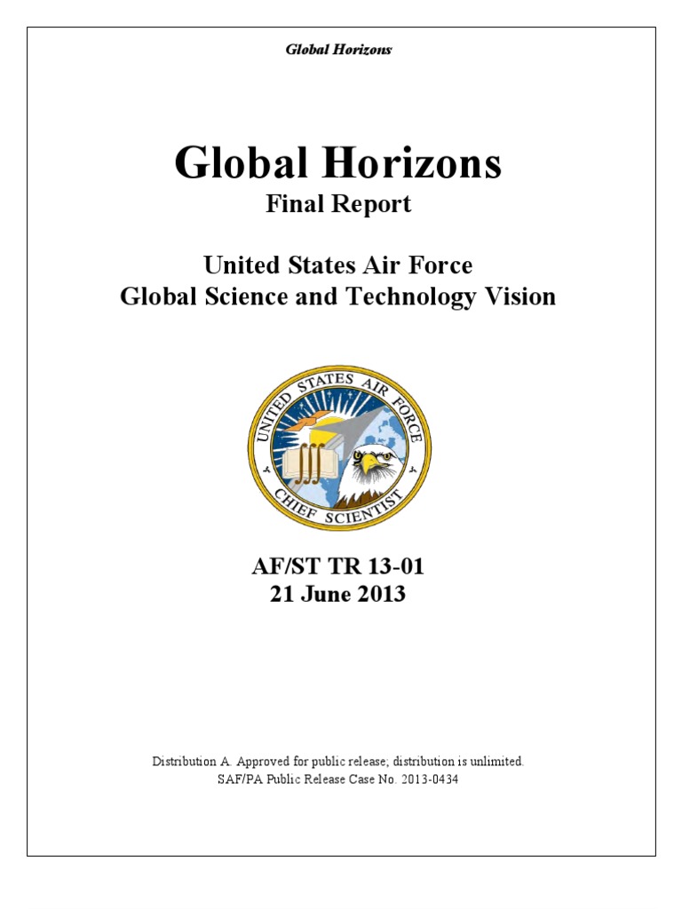 Global Horizons U.S. Air Force Report | Download Free PDF | United ...