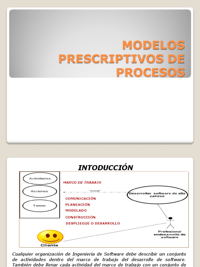 Modelos Prescriptivos en Ingeniería Software | PDF | Ingeniería de software | Software