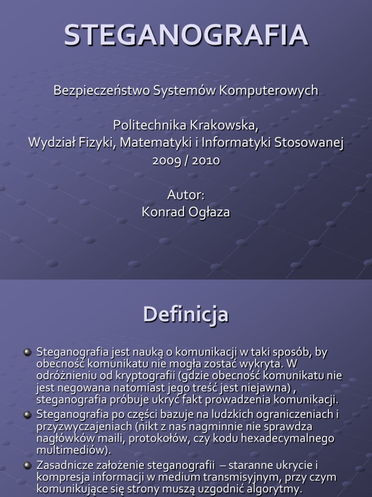 Steganografia PDF | PDF