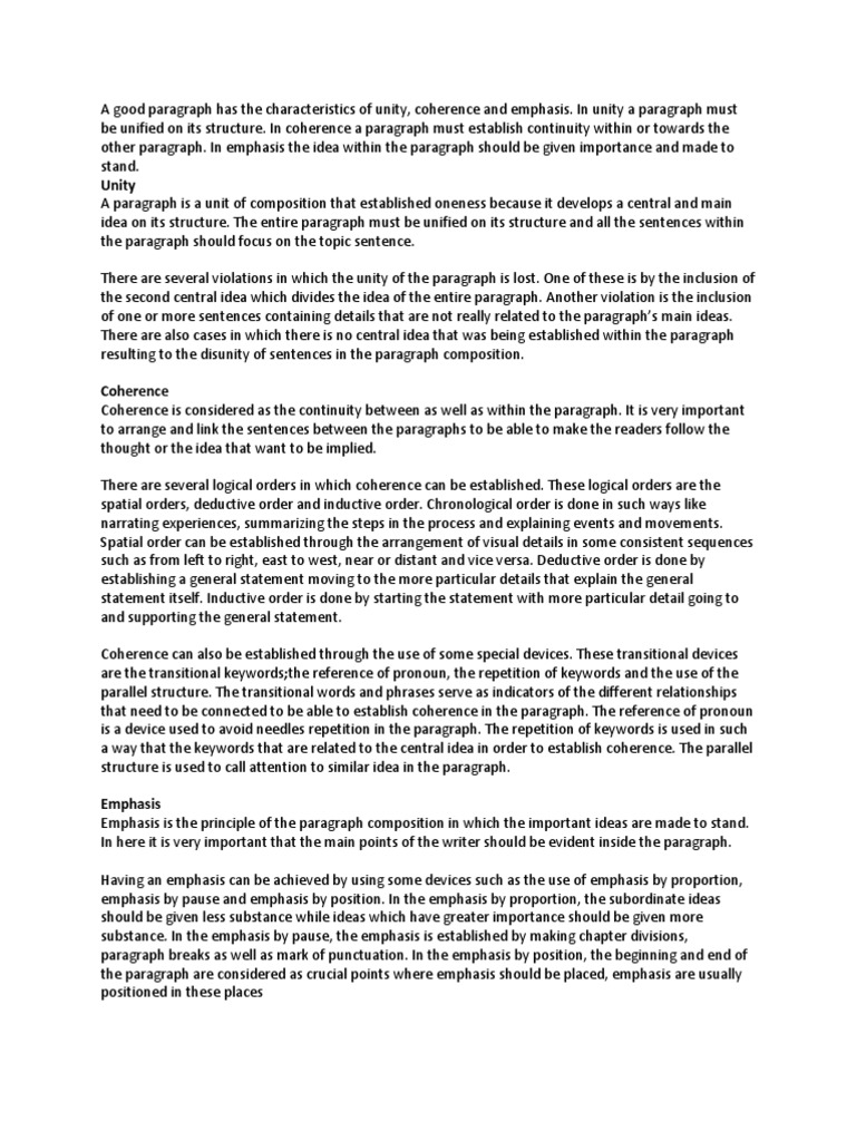 Characteristics of Paragraph | PDF | Deductive Reasoning | Validity