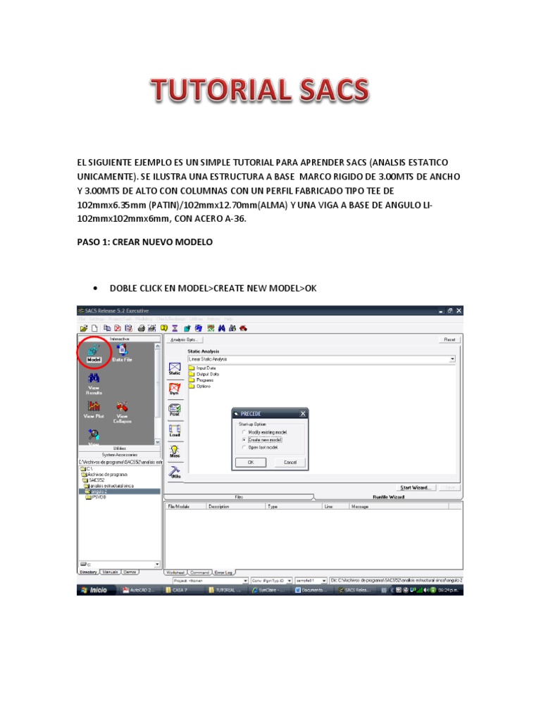 Tutorial Sacs | PDF