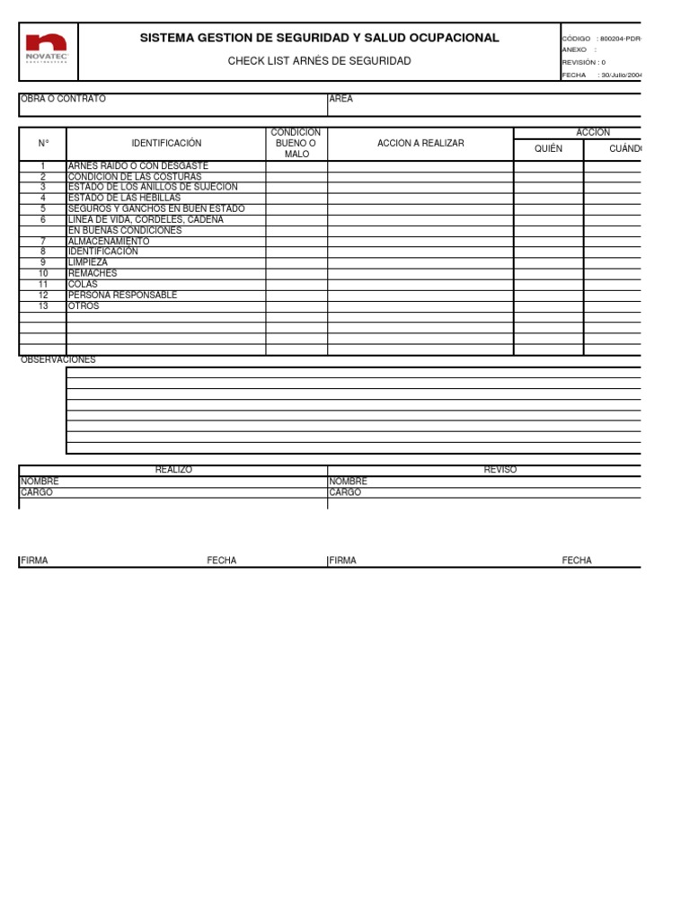 Checklist Epp | PDF | Derecho