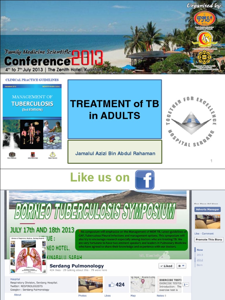 TB CPG DR Jamalul Aziz | PDF | Tuberculosis | Medical Imaging