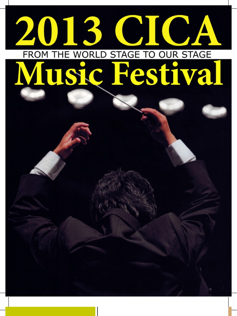 Music Festival Program Book | PDF | Opus Number | Music