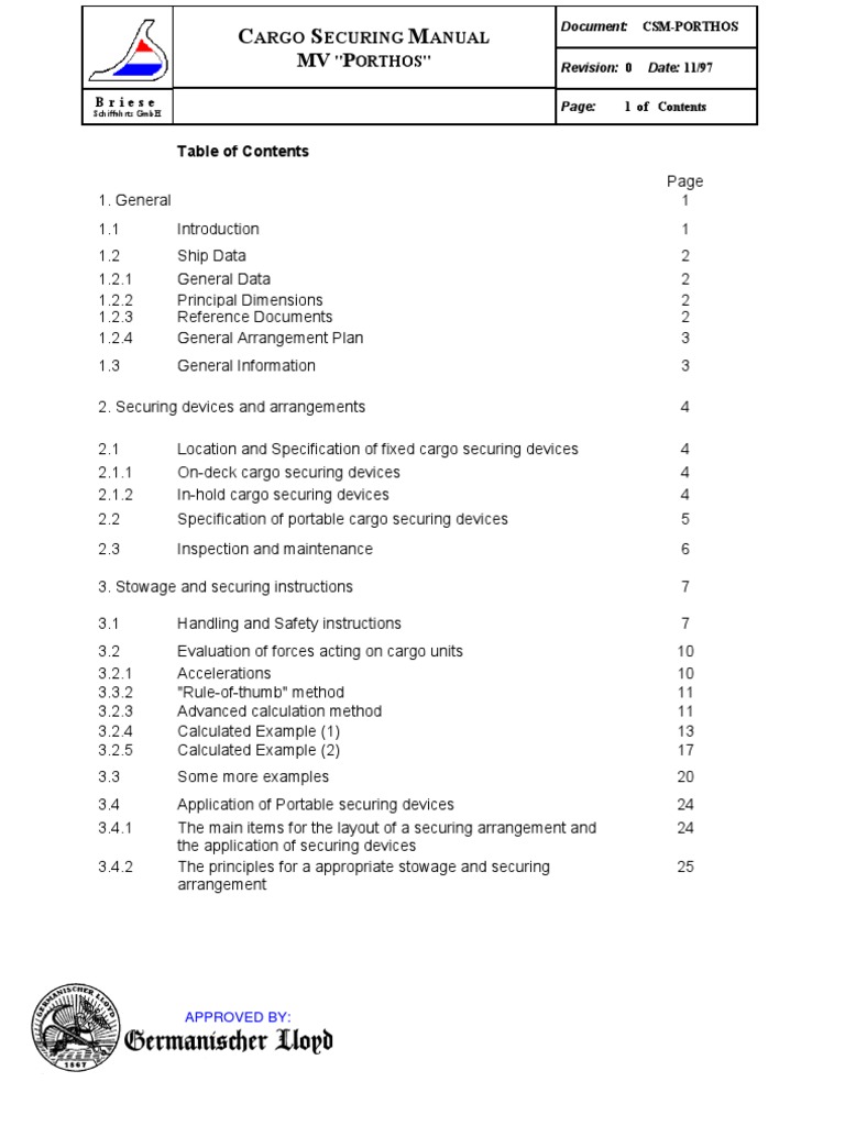 Cargo Securing Manual Overview | PDF | Friction | Cargo