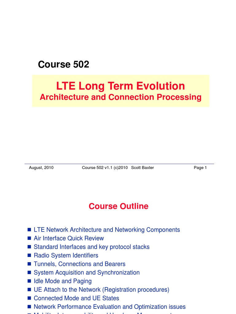 LTE System Structure and Signalling | PDF | Orthogonal Frequency ...