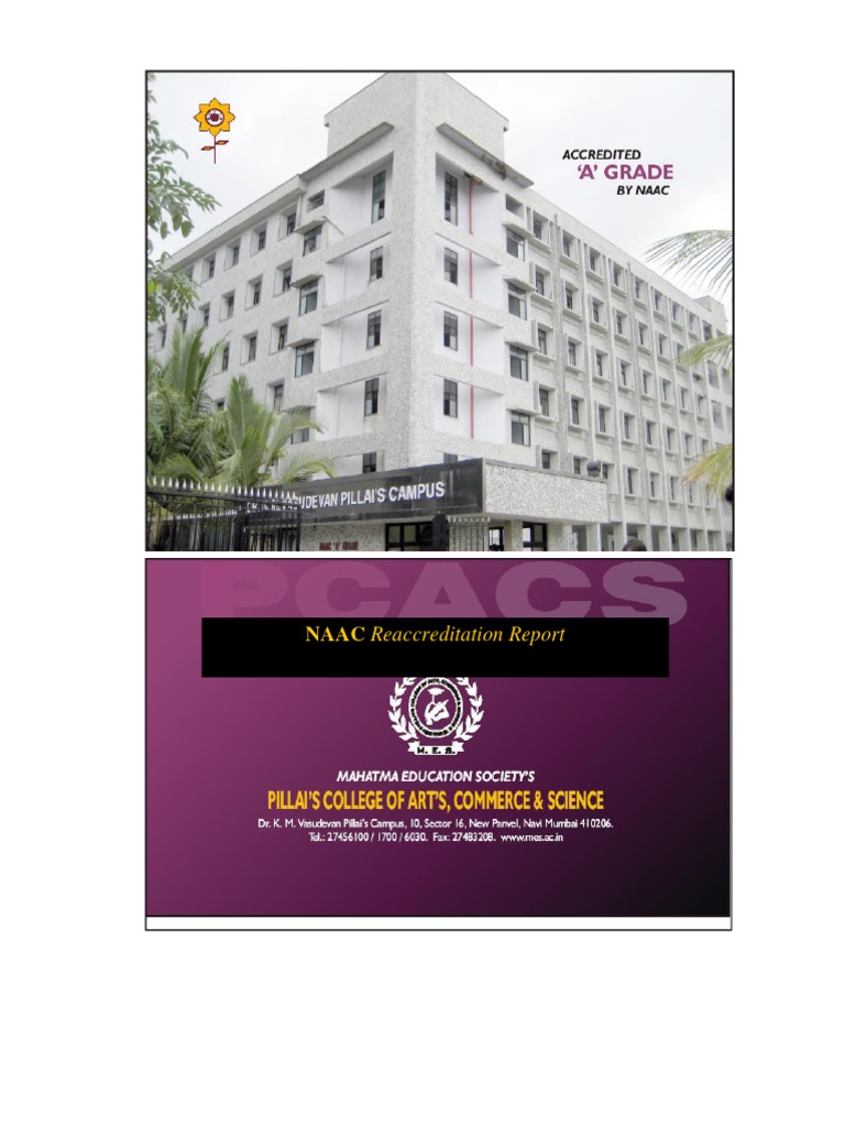 NAAC Reaccreditation Report PDF | PDF | Career & Growth | Social Science
