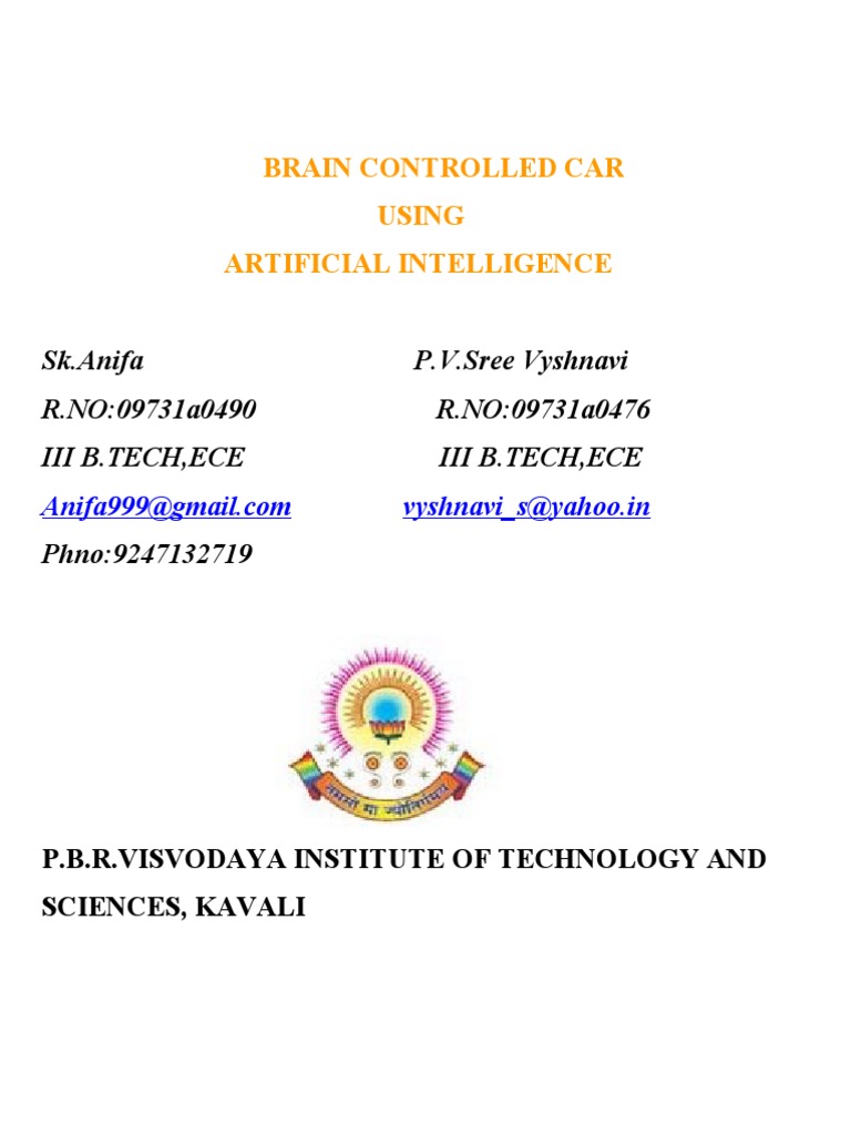 AI Brain-Controlled Car Design | PDF | Electroencephalography ...