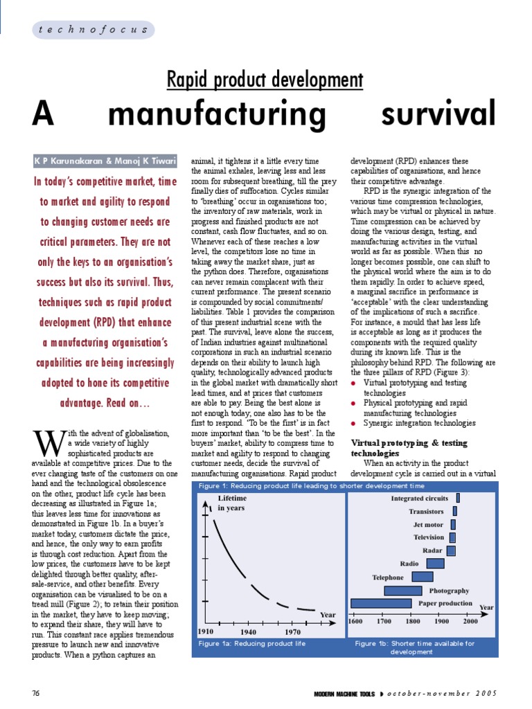 Rapid Product Development - MMT | PDF | Numerical Control | Virtual Reality