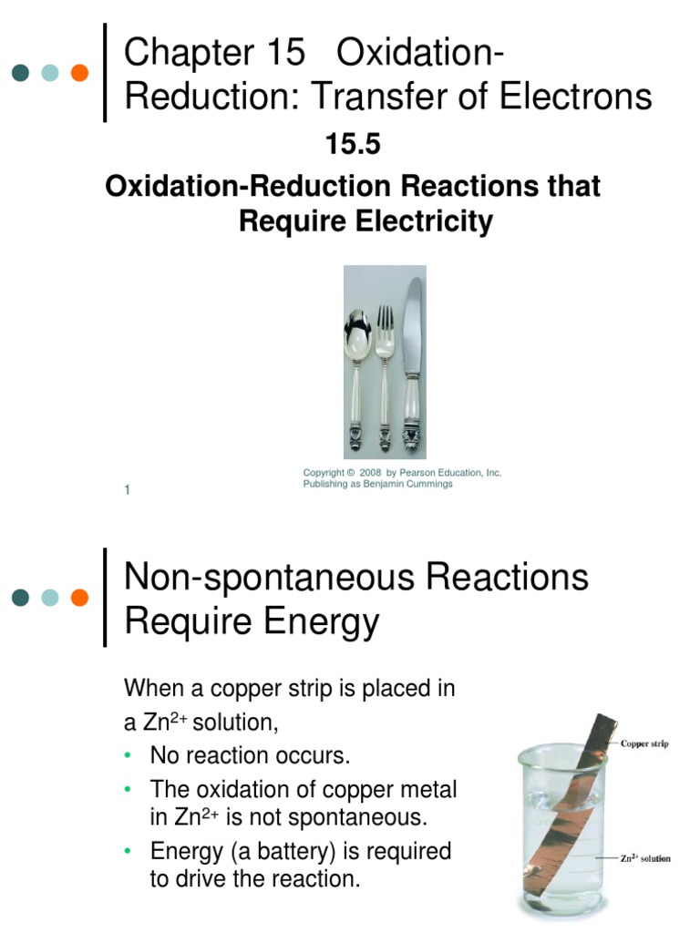 Chapter 15 Oxidation-Reduction: Transfer of Electrons | PDF | Redox | Anode