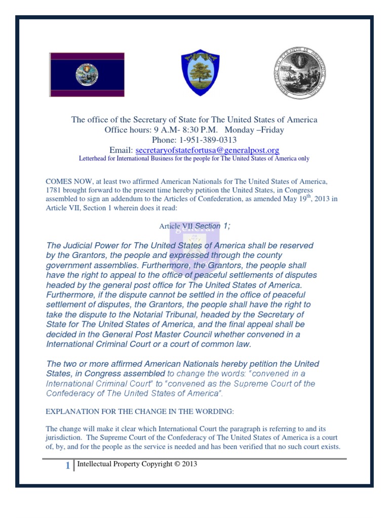 The Supreme Court of The Confederacy of The United States of America ...