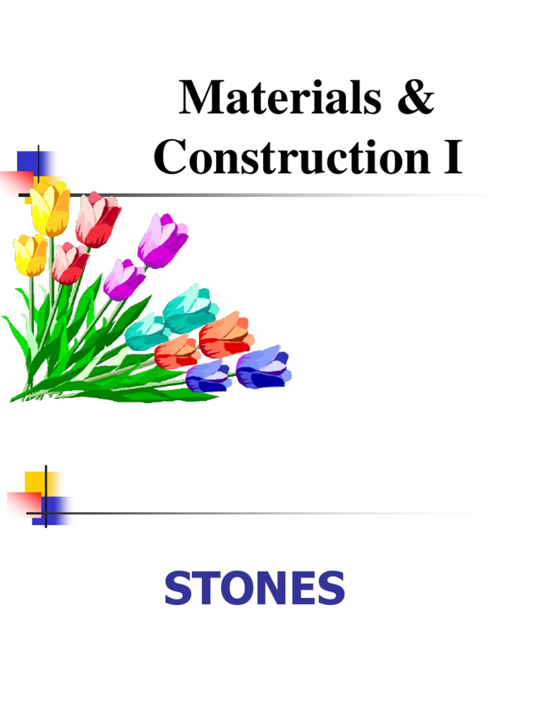 Stones | PDF | Rock (Geology) | Masonry
