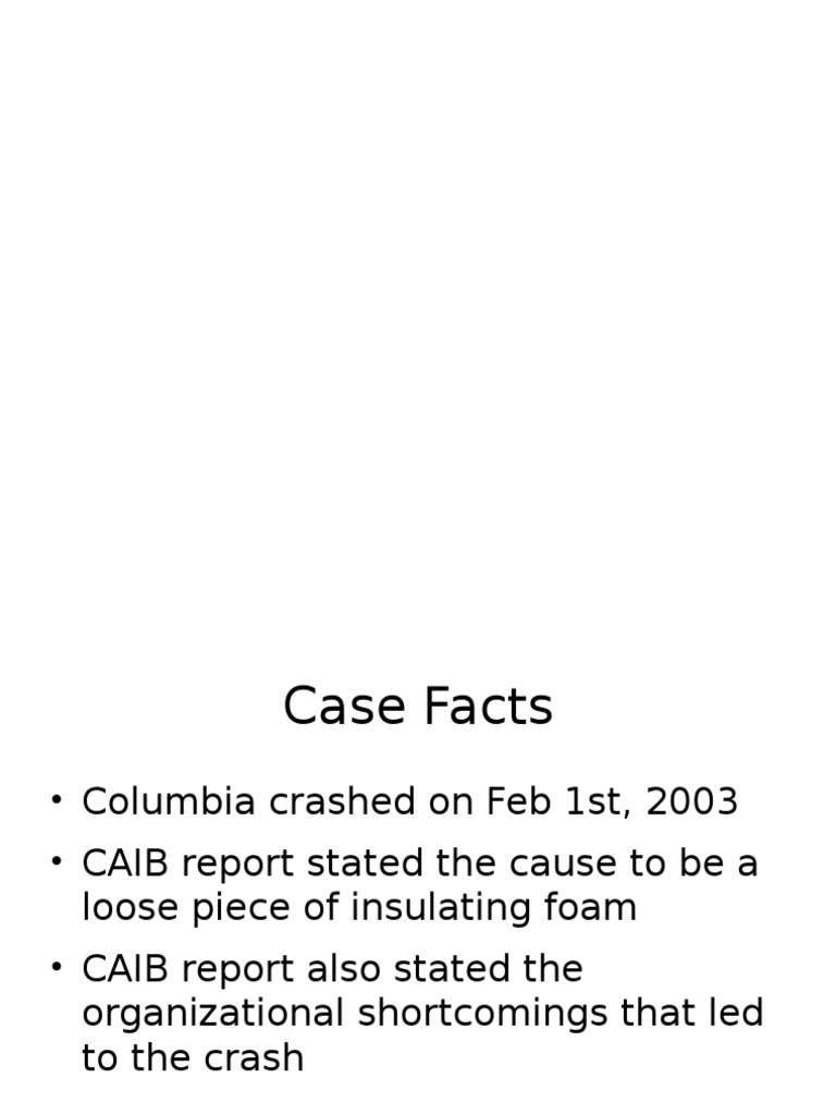 Columbia's Final Mission Analysis | PDF | Space Shuttle Columbia ...
