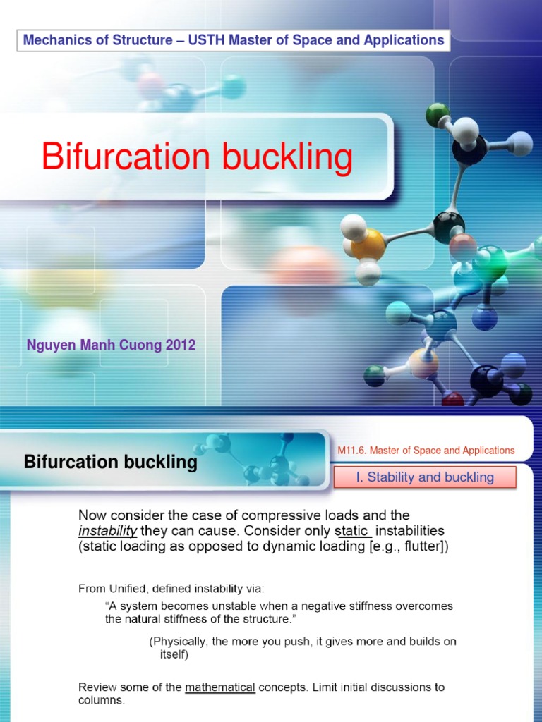 Bifurcation Buckling: Mechanics of Structure - USTH Master of Space and ...