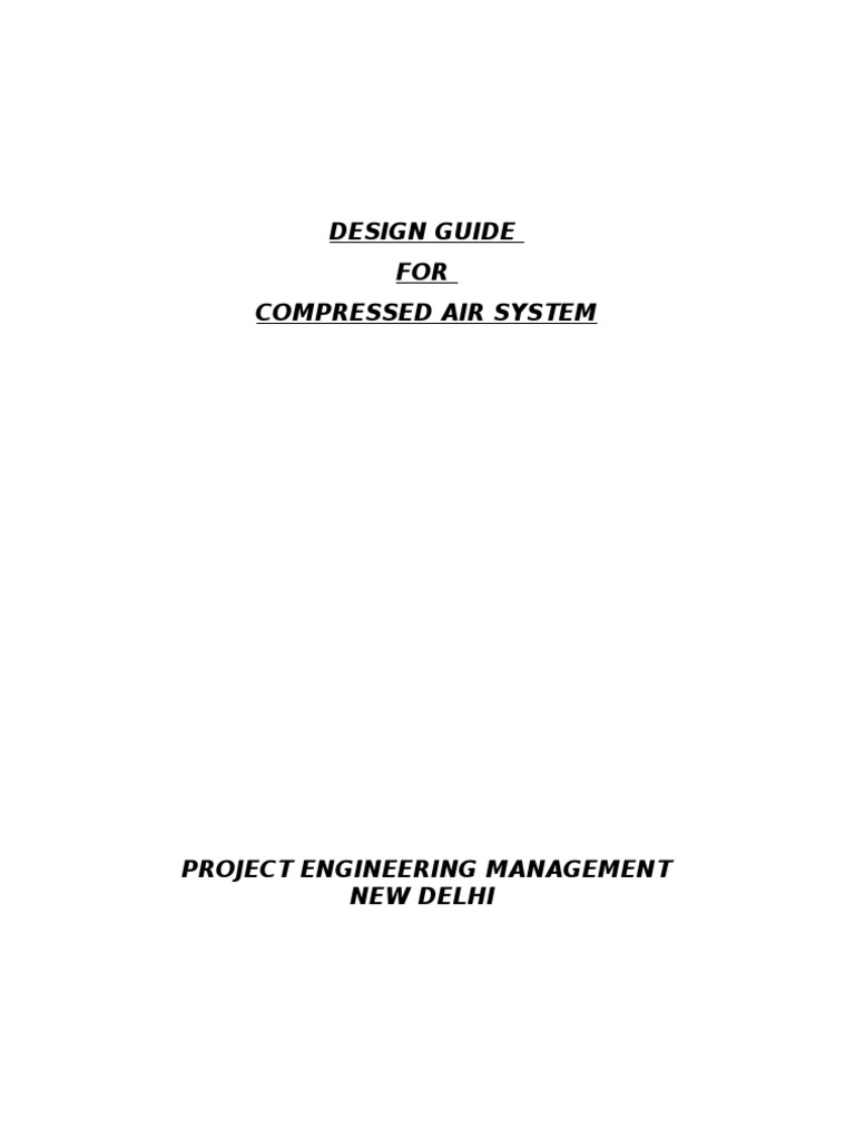 Comp Air Design Guide | PDF | Gas Compressor | Galvanization